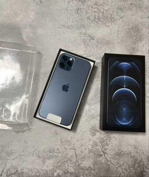 Синий iPhone 12PRO 256GB (Новый, Ростест )