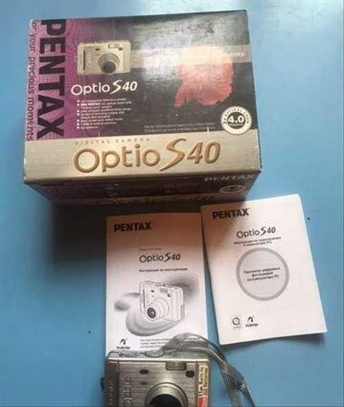 Цифровой фотоаппарат pentax optio s40