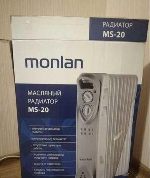 Масляный обогреватель monlan 2000Вт