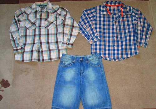 Рубашки, брюки, футболки для мальчика 6 - 7 лет