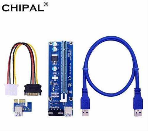 Райзер PCI-E VER 006S Molex Новые