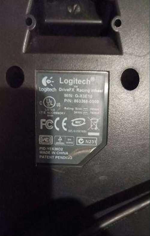 Руль logitech для Xbox 360/PC