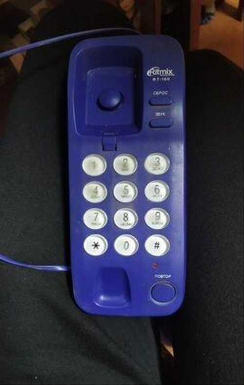 Телефон проводной Ritmix RT-100