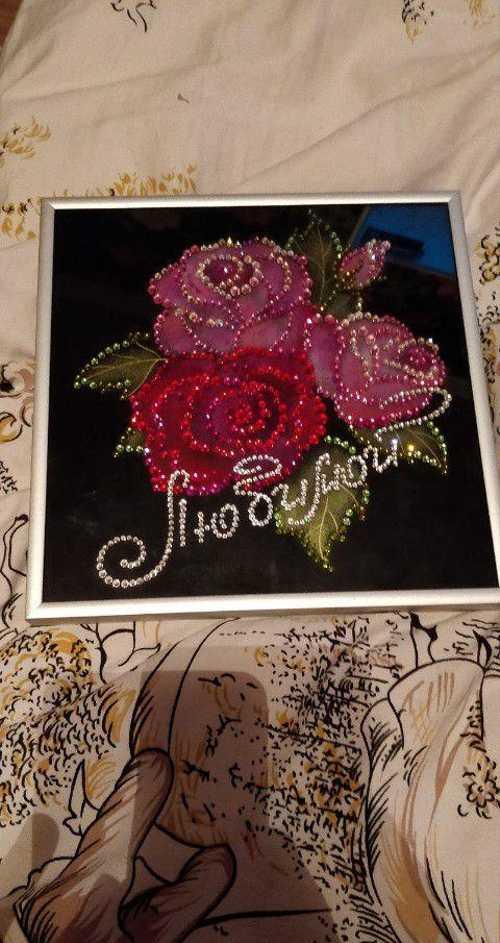 Картина со стразами Swarovski