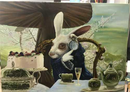 Картина Кролик из Алисы в стране чудес