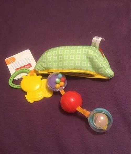 Новая игрушка погремушка-горошек Fisher price