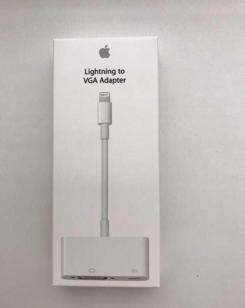 Кабель Lightening to VGA adapter