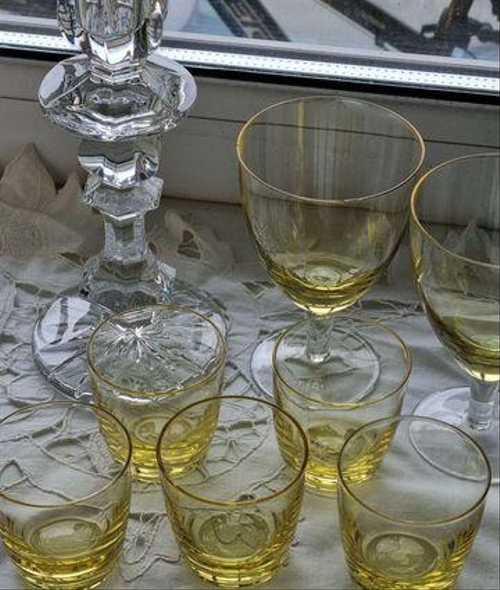 Рюмки, бокалы цветное стекло СССР