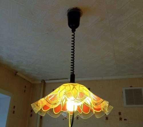 Светильник потолочный подвесной бу