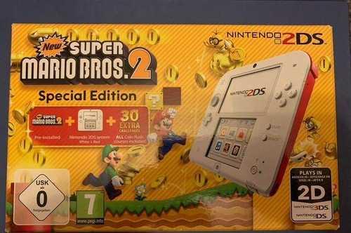 Nintendo 2DS Super Mario Edition (прошитая)