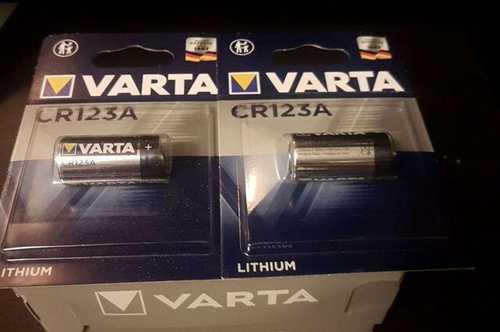 Батарейка cr123a varta