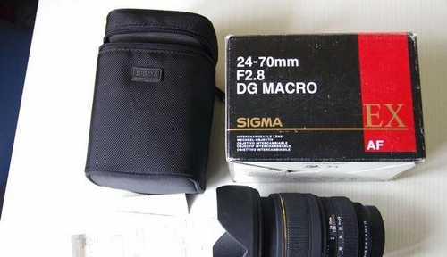 Sigma AF 24-70mm f/2.8 EX DG macro Pentax