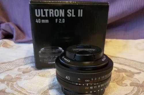 Объектив Voigtlander Ultron slii 40 мм F2.0 Nikon