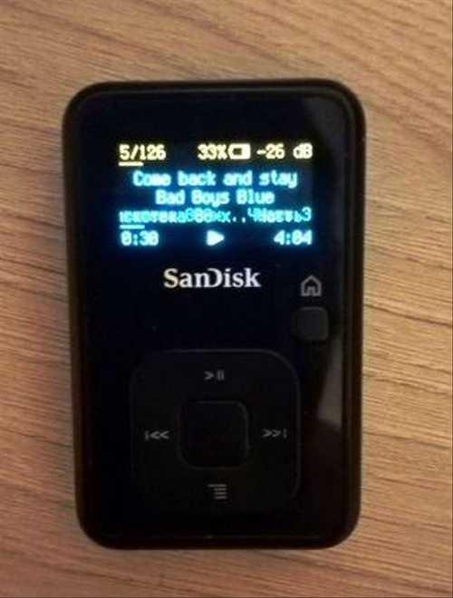 Легендарный Hi-fi-плеер SanDisk sansa clip+, 4gb