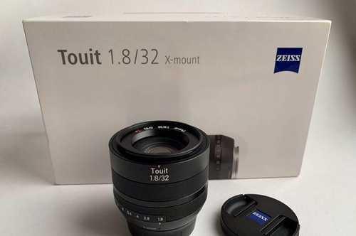 Объектив Carl Zeiss Touit 1.8/32 X-mount