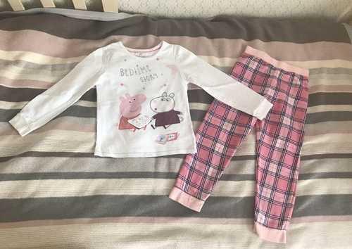 Пижама marks and spencer 5-6 лет до 116см