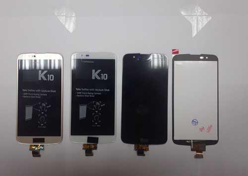 Дисплей с сенсором LG K10, K430ds, с микросхемой