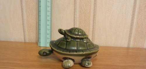 Фигурка статуэтка керамическая две черепахи