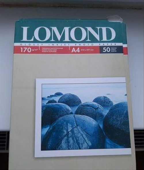Бумага для фотопечати lomond A4 85 листов
