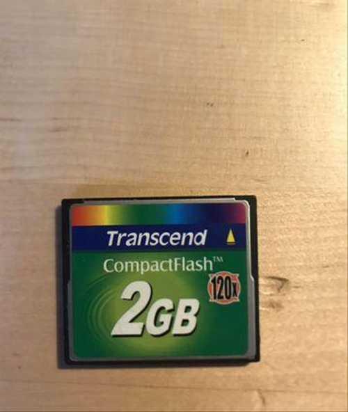 Карта памяти Transcend Compact Flash 2GB