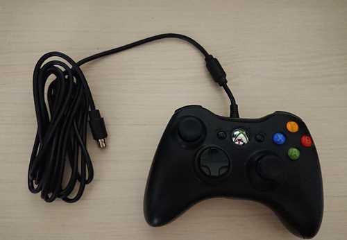Проводной контроллер (гейм-пад) для Xbox 360