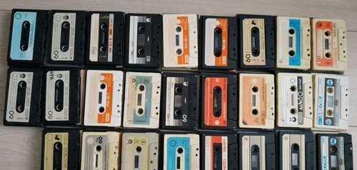 Аудио кассеты мк-60 (26 штук одной кучкой)