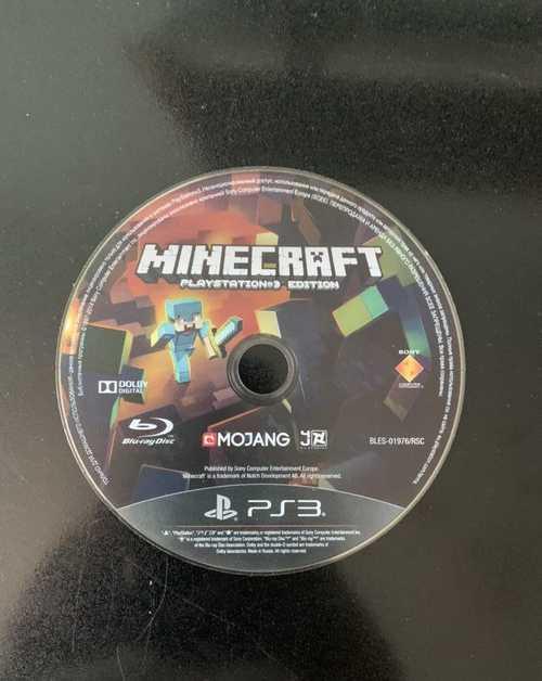 Диск Minecraft для ps3