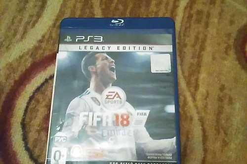Диск fifa18 на ps3