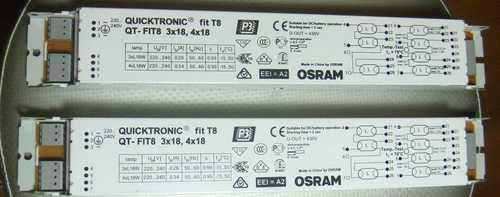 Эпра Osram Quicktronic FIT T8 QT-FIT8 3X18, 4X18