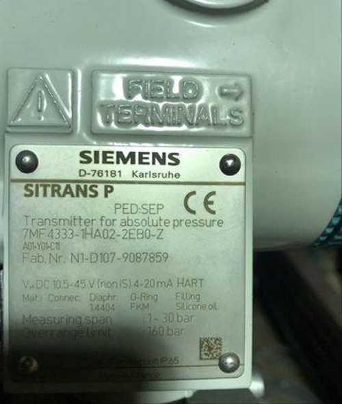 Преобразователь давления siemens