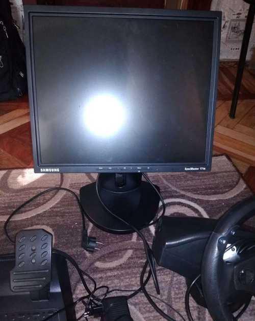 Игравой рул Ferrara педал и монитор