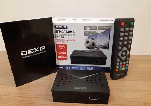 TV-приставка dexp HD7789P DVB-T2, DVB-C