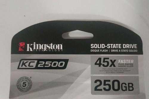 Kingston kc2500 Ssd m2 nvme 250gb