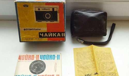 Фотоаппарат Чайка-2, коробка инструкция паспорт
