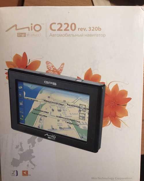 GPS навигатор Mio c220