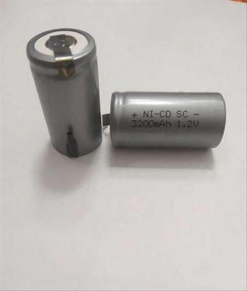 Аккумуляторные батарейки NI-CD SC 3200mAh 1.2V