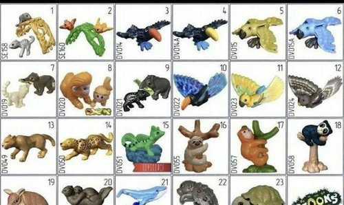 Игрушки из киндера