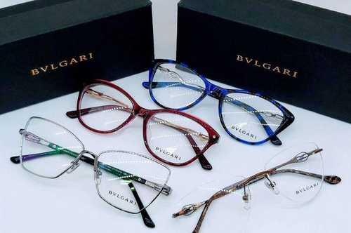 Очки Bvlgari женские брендовые оправы роговые на л