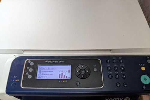 Мфу лазерный цветной xerox workcentre 6015
