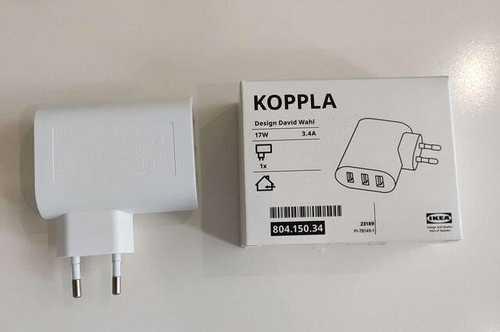 Зарядное устройство/ 3 USB-порта koppla