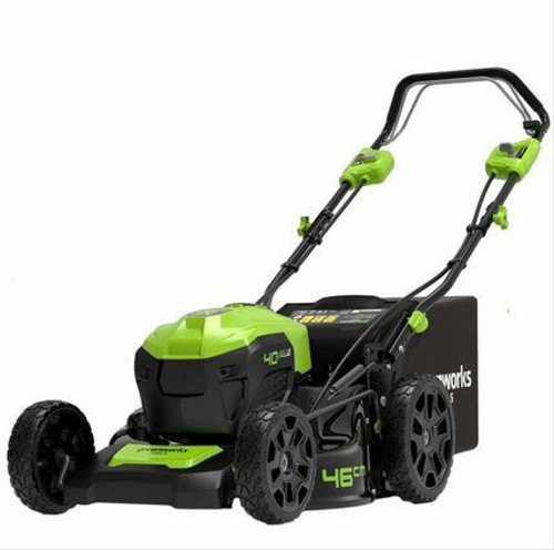 Газонокосилка аккумуляторная Greenworks 40V GD40LM