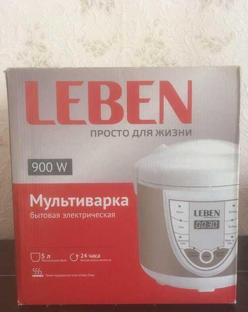 Leben, мультиварка, 475052, 5 литров, 900 w