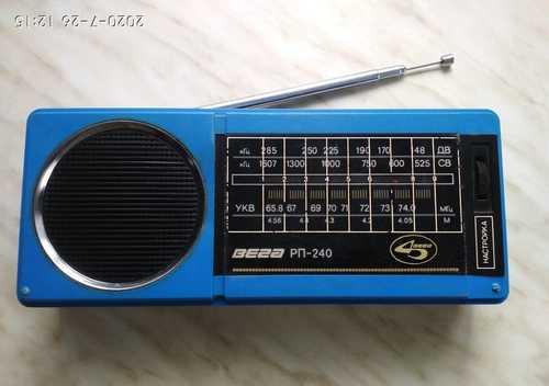 Радиоприемник вега рп 240