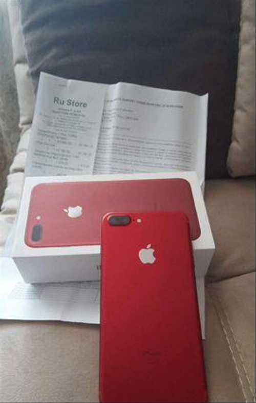 iPhone 7 plus 128gb red бу