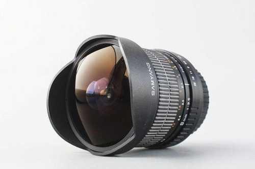 Объектив Samyang 8mm Fisheye EOS