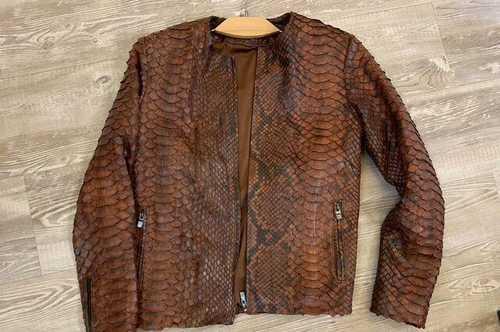 Куртка, пиджак из кожи дракон питон