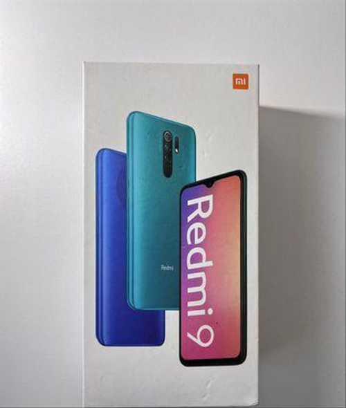 Новый Xiaomi Redmi 9/64 Ростест Гарантия Чехол