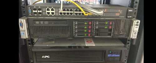 Сервер HP Proliant DL380e Gen8 и ибп APC Smart-UPS