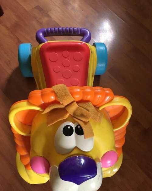 Бегунки каталка толокар лев fisher price