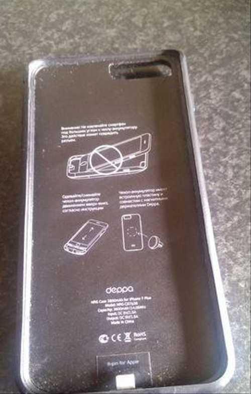 Deppa NRG Case 3800mAh и Адаптер Apple Aux to Ligh